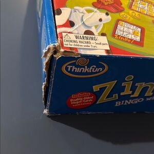 Thinkfun | Toys | Think Zingo Bingo With A Zing Game Board Game 4yrs So ...